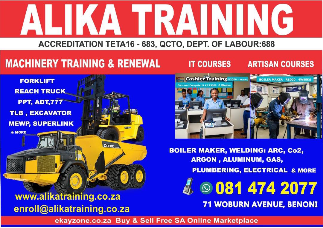 Adt DumpTruck & construction equipment training | Alika Investments